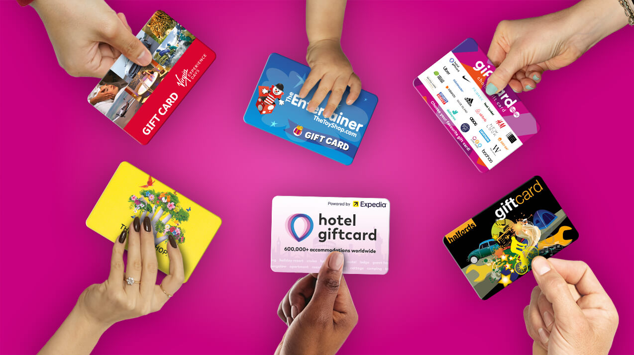 Buying a gift card? Find all gift cards on giftcard.co.uk