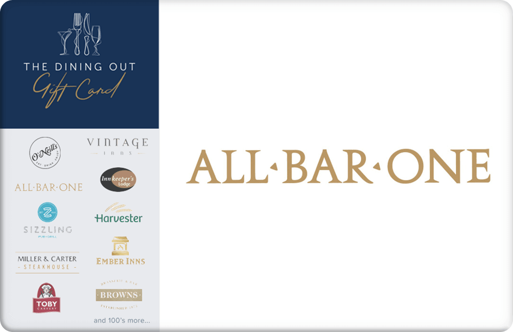 All Bar One Gift Card | Stylish bar experience