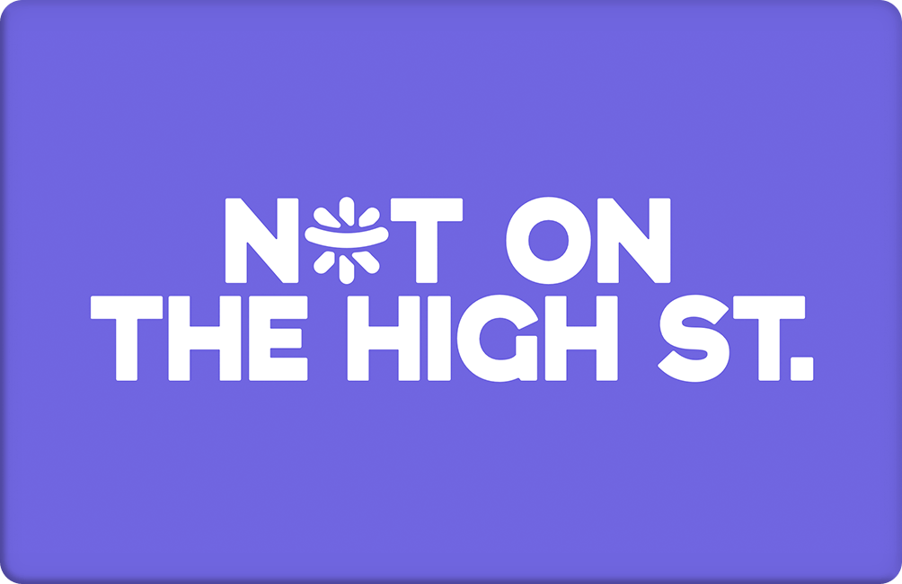 Not on The High Street Gift Card | Giftcard.co.uk