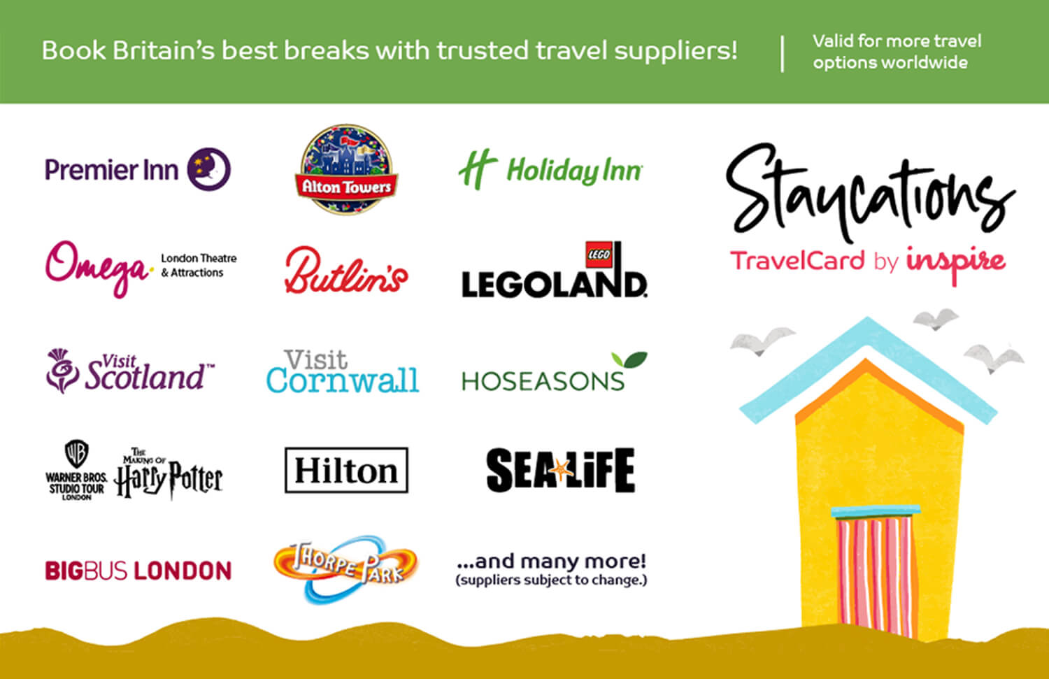 Inspire Staycation Gift Card | Giftcard.co.uk