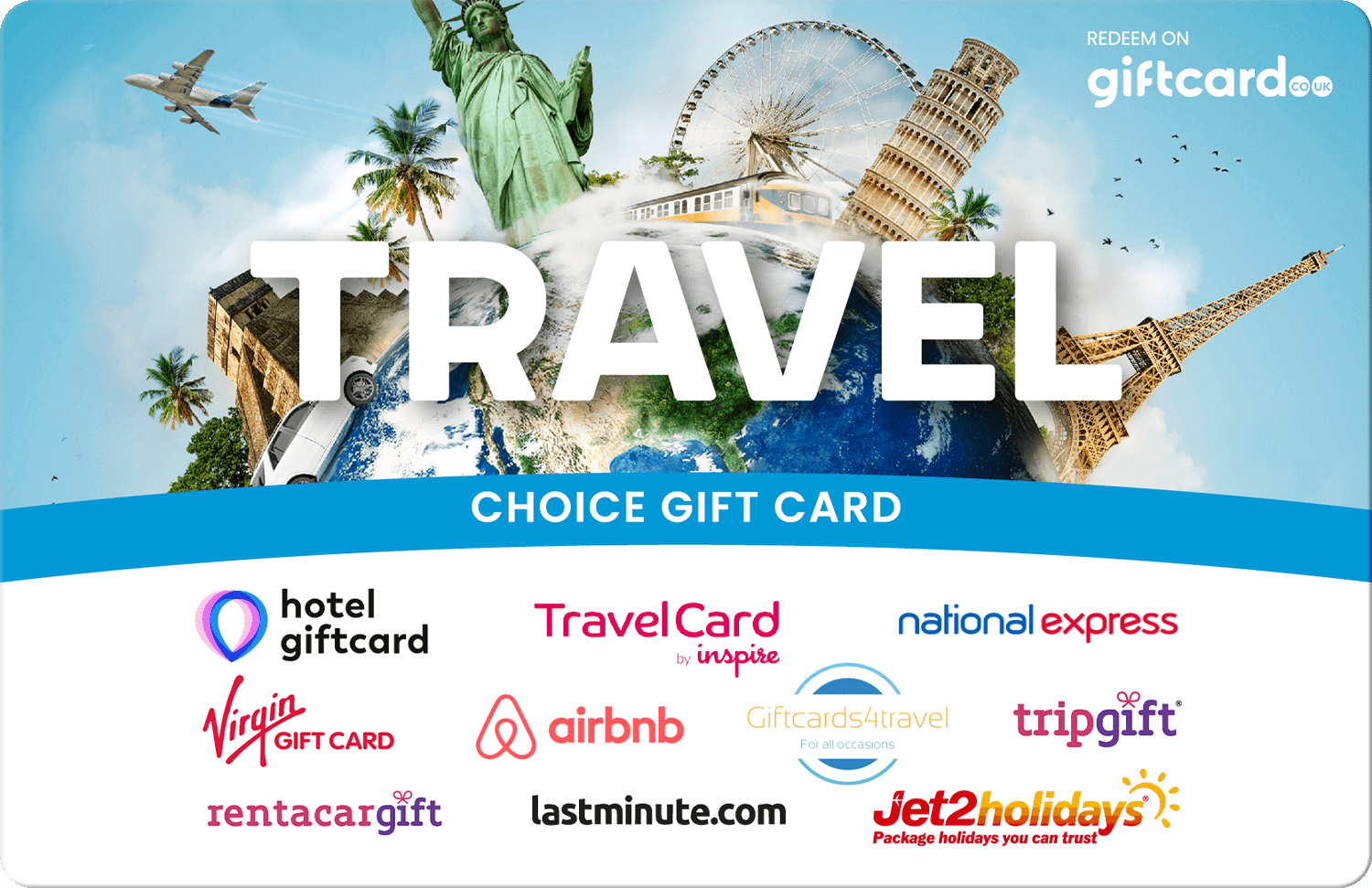 Travel Gift Card | Giftcard.co.uk