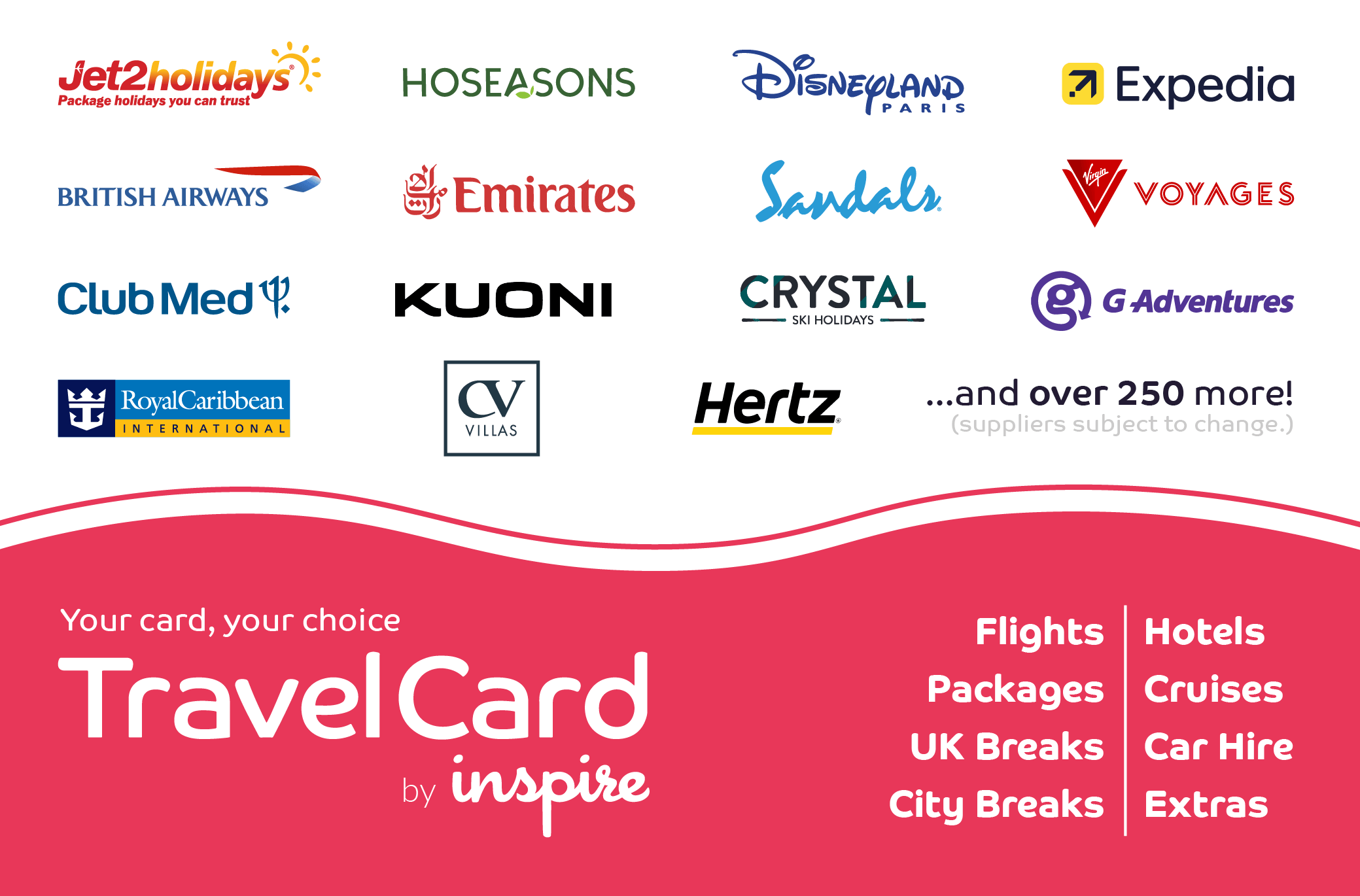 Inspire TravelCard Gift Card | Giftcard.co.uk