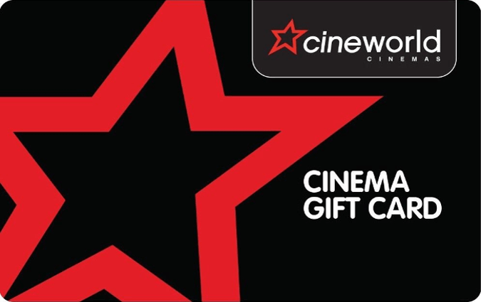 Cineworld Gift Card | Digital Vouchers £10 to £50 | Valid for 1 Year ...