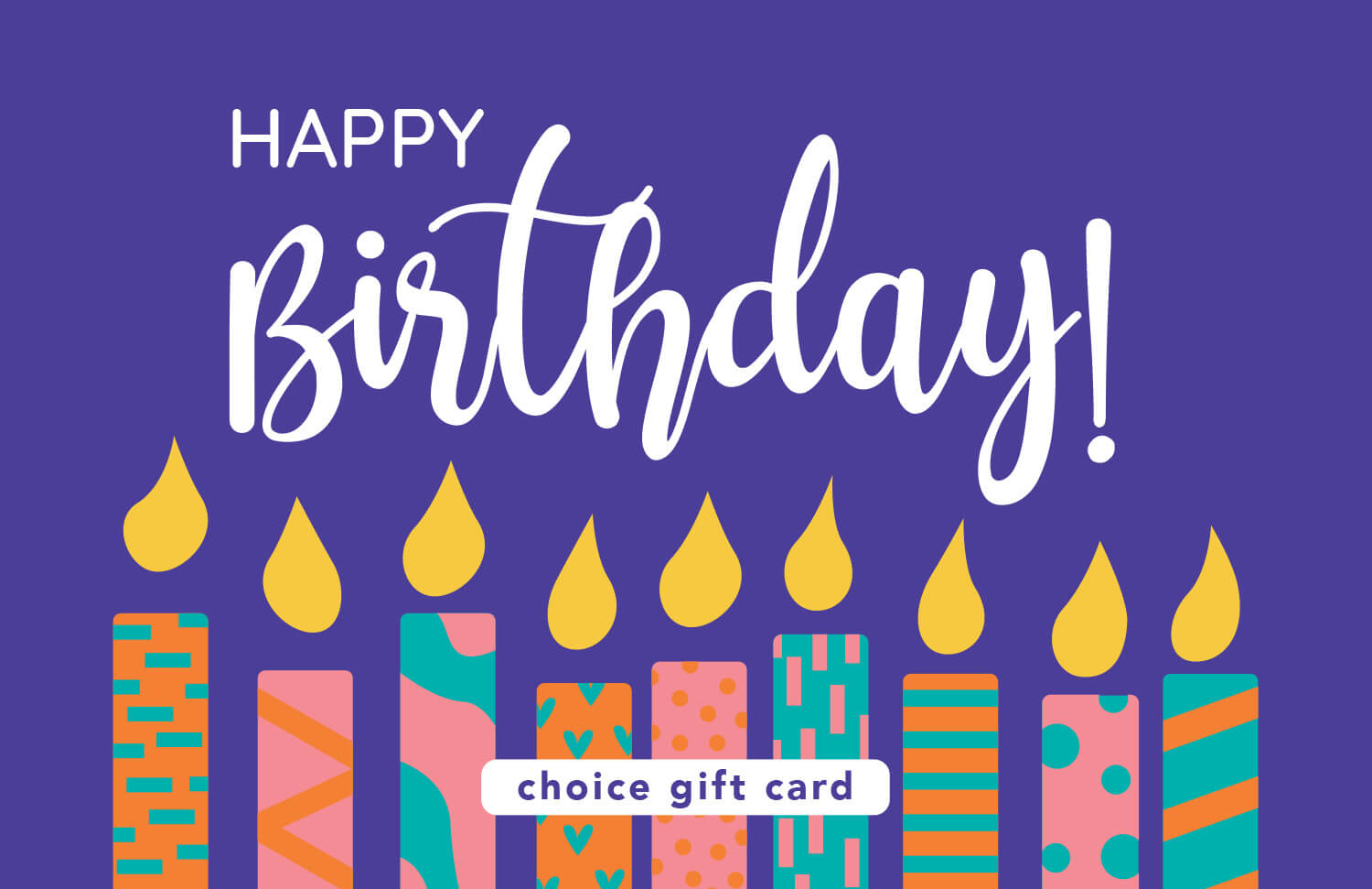 Happy Birthday Gift Card | Instant Birthday eVoucher