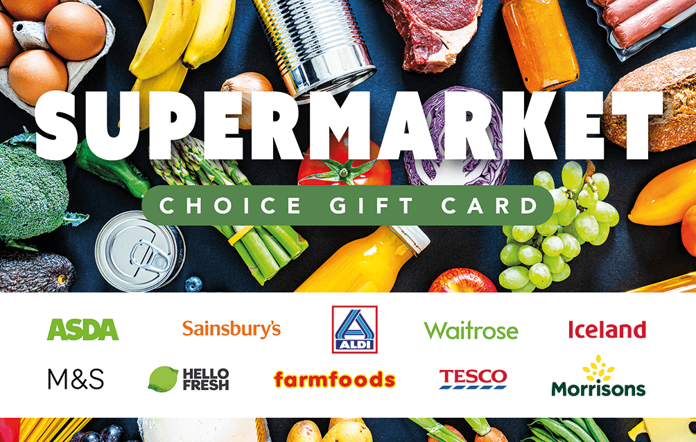 Supermarket Gift Card | Shop at 10+ Major Retailers